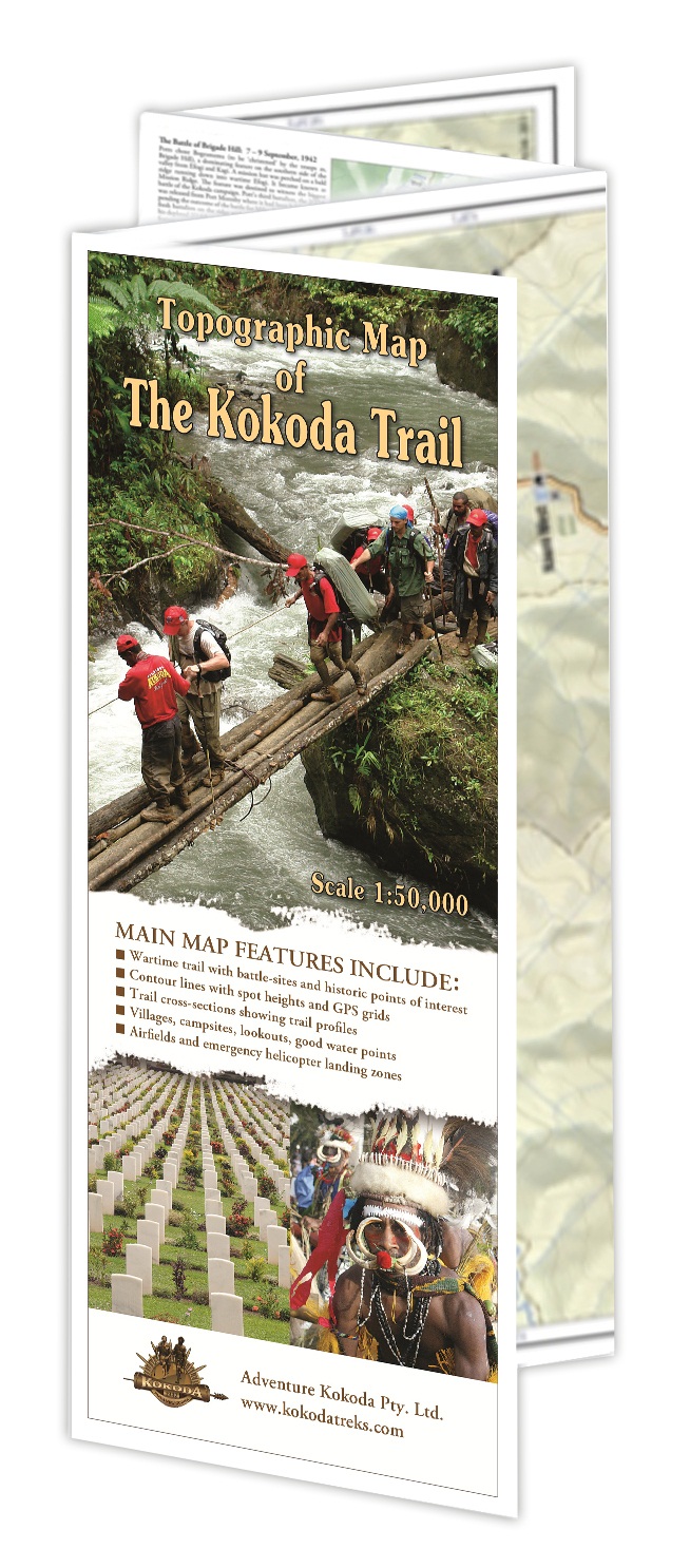 Kokoda Trail Topographical Map - Adventure Kokoda Blog