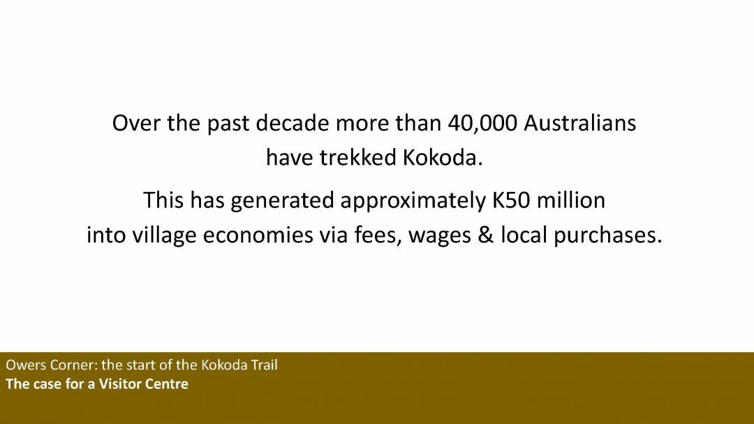 Case for a Visitor's Centre at Owers Corner - Adventure Kokoda Blog